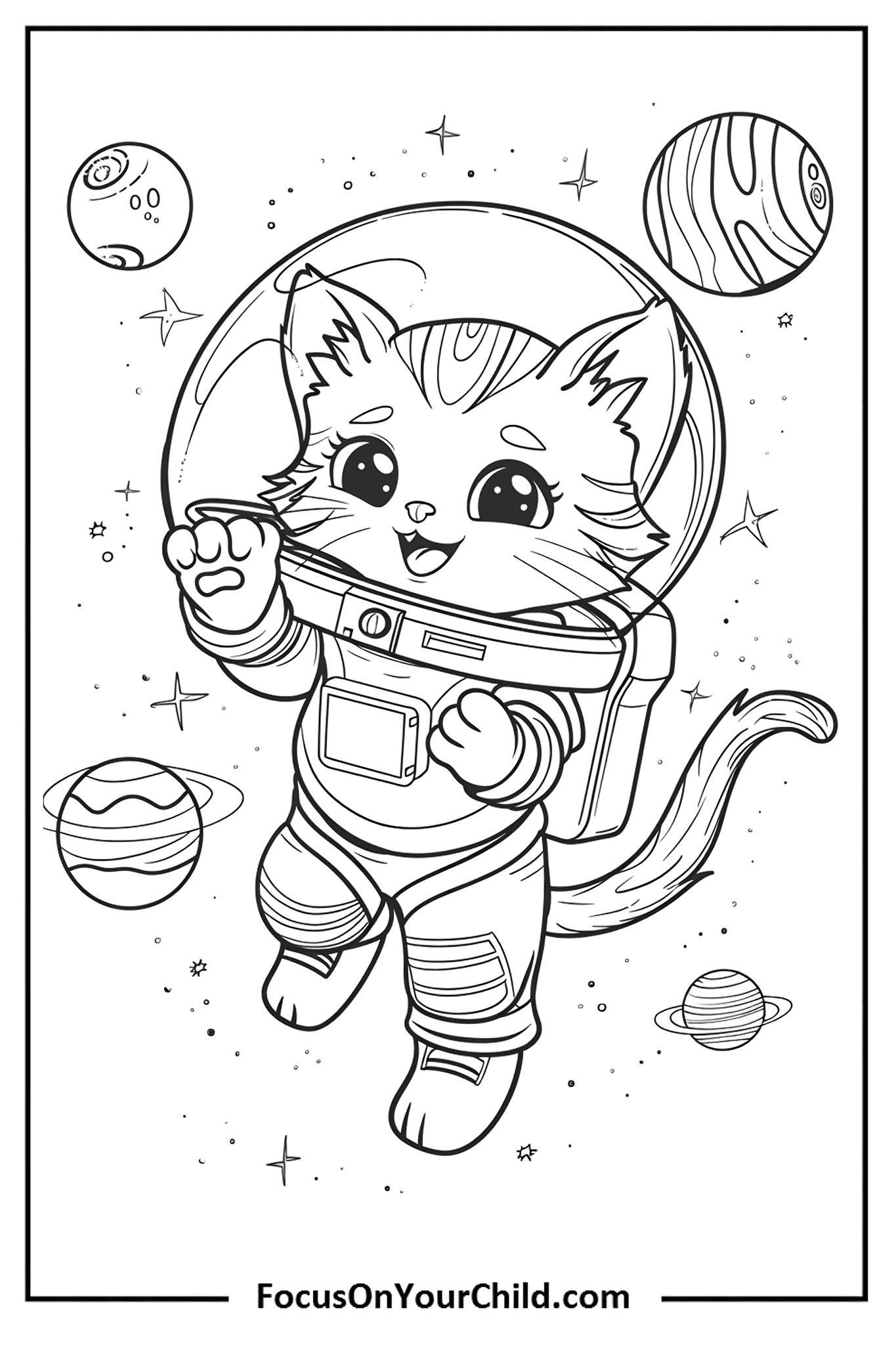 50+ Cat Coloring Pages (Free PDF Printables)