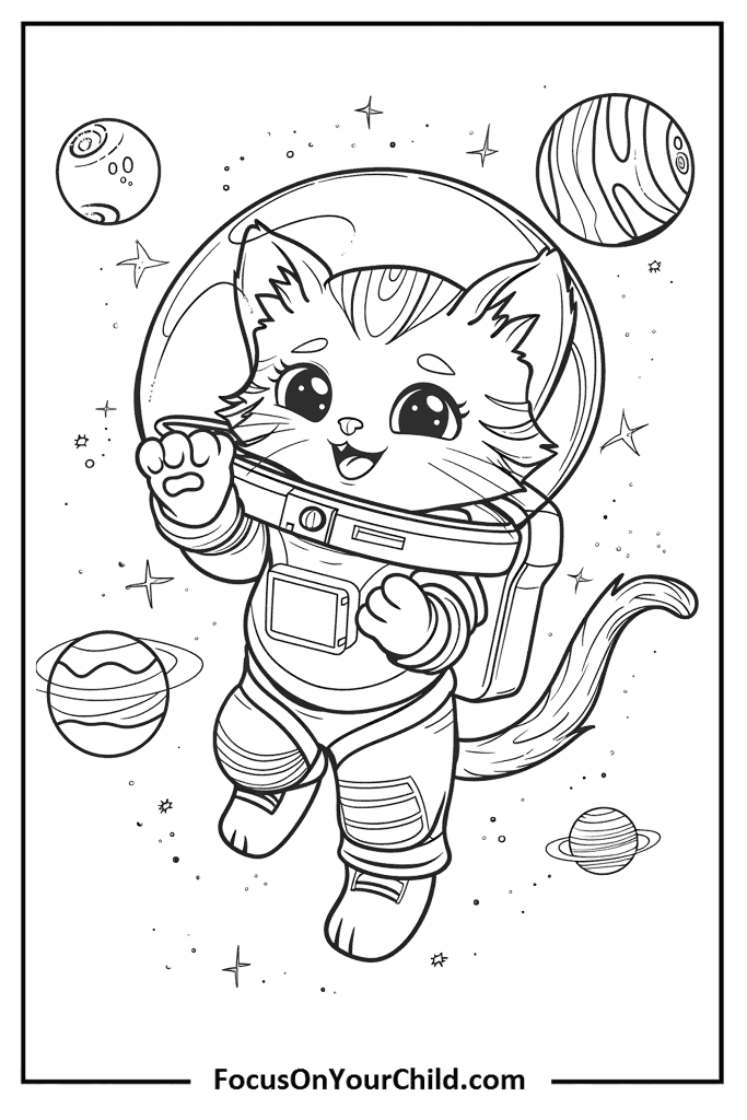 50+ Cat Coloring Pages (Free PDF Printables)