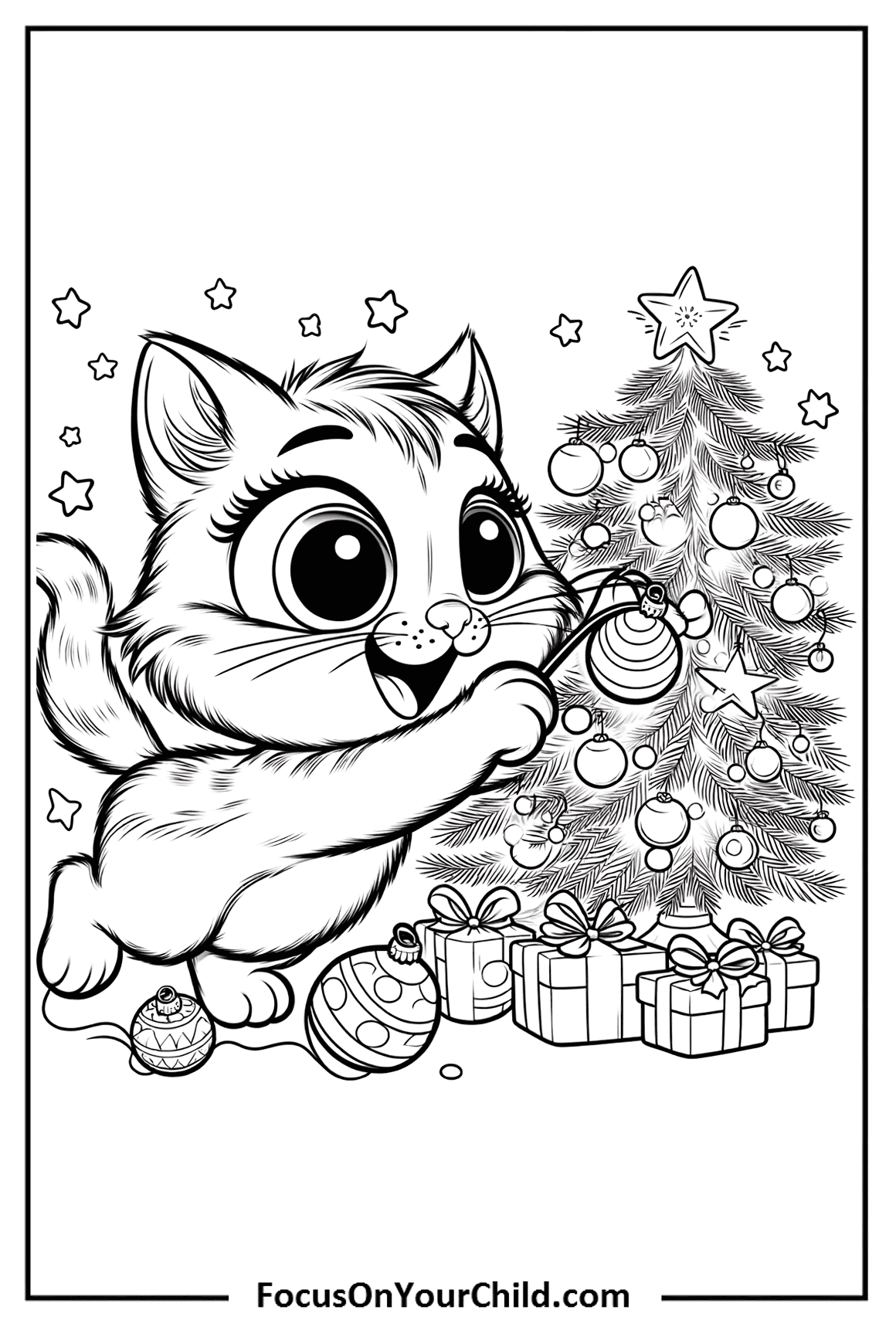 50+ Cat Coloring Pages (Free PDF Printables)