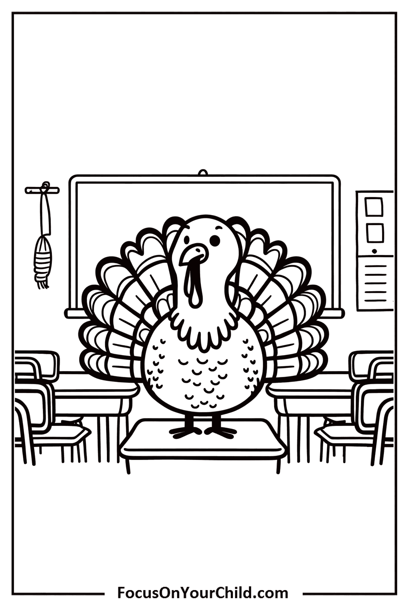 50+ Turkey Coloring Pages (Free PDF Printables)