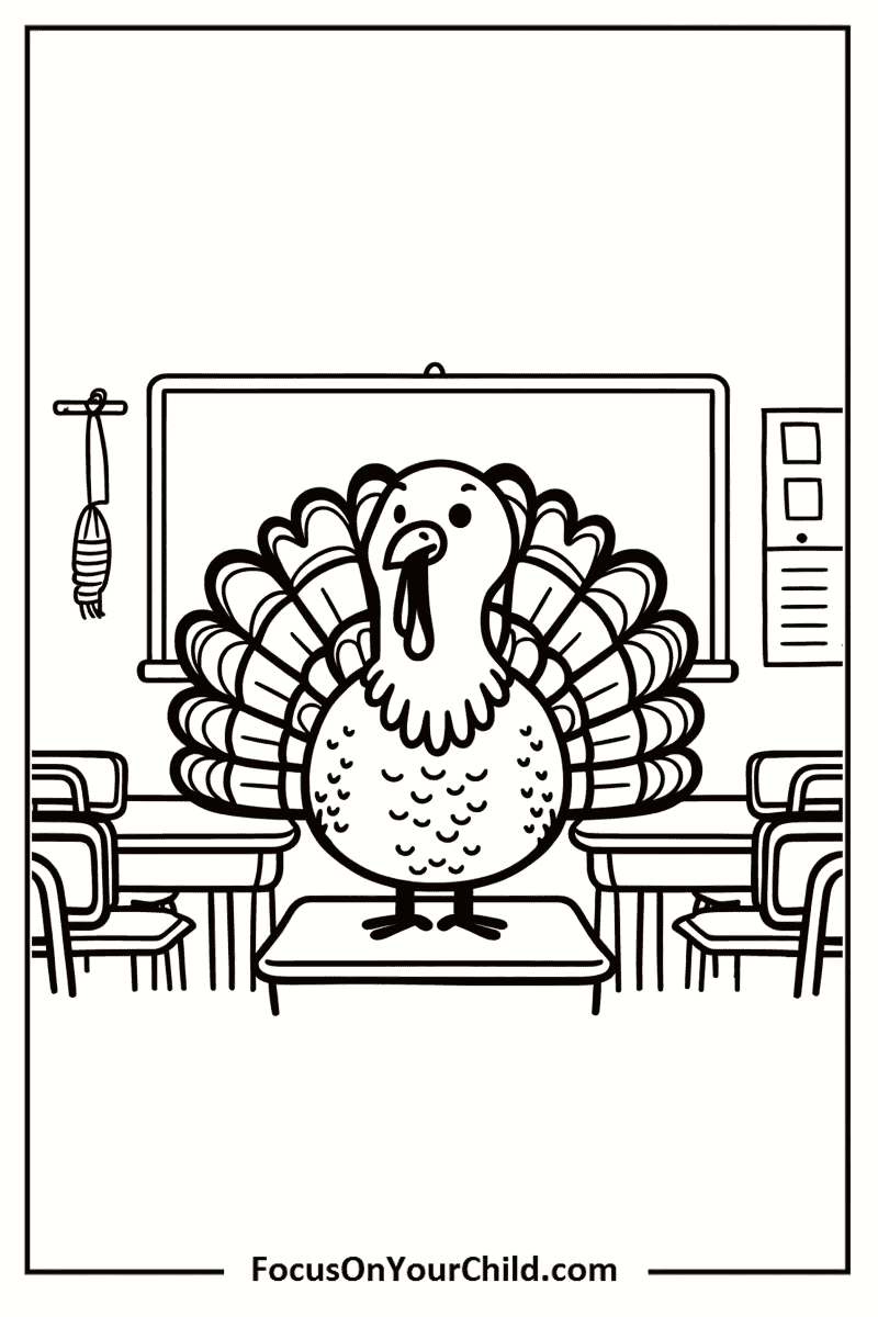 50+ Turkey Coloring Pages (Free PDF Printables)