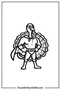 50+ Turkey Coloring Pages (Free PDF Printables)