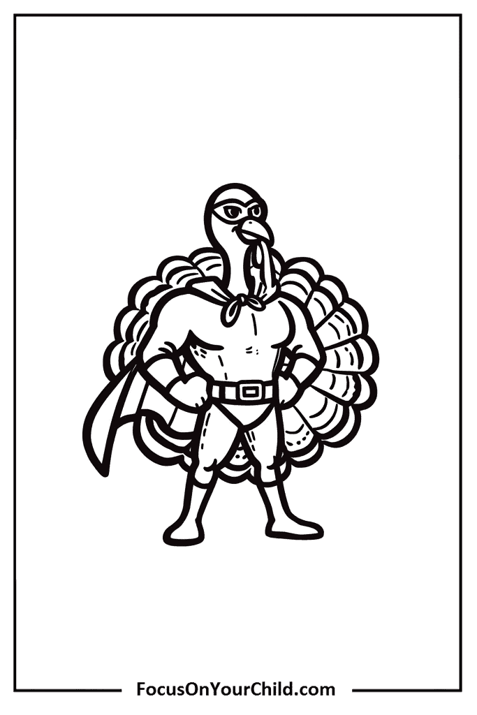 50+ Turkey Coloring Pages (Free PDF Printables)