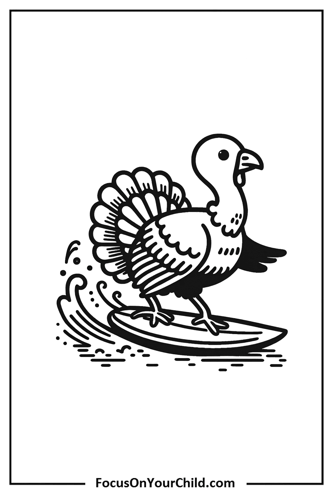 50+ Turkey Coloring Pages (Free PDF Printables)