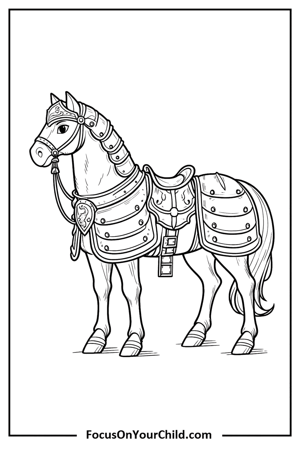 50+ Horse Coloring Pages (Free PDF Printables)
