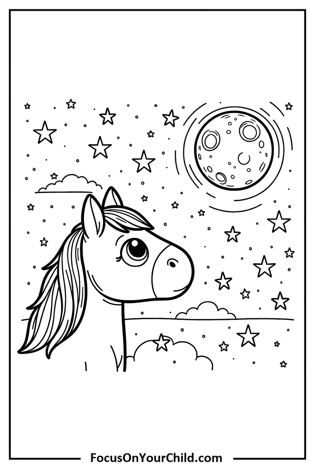 50+ Horse Coloring Pages (Free PDF Printables)