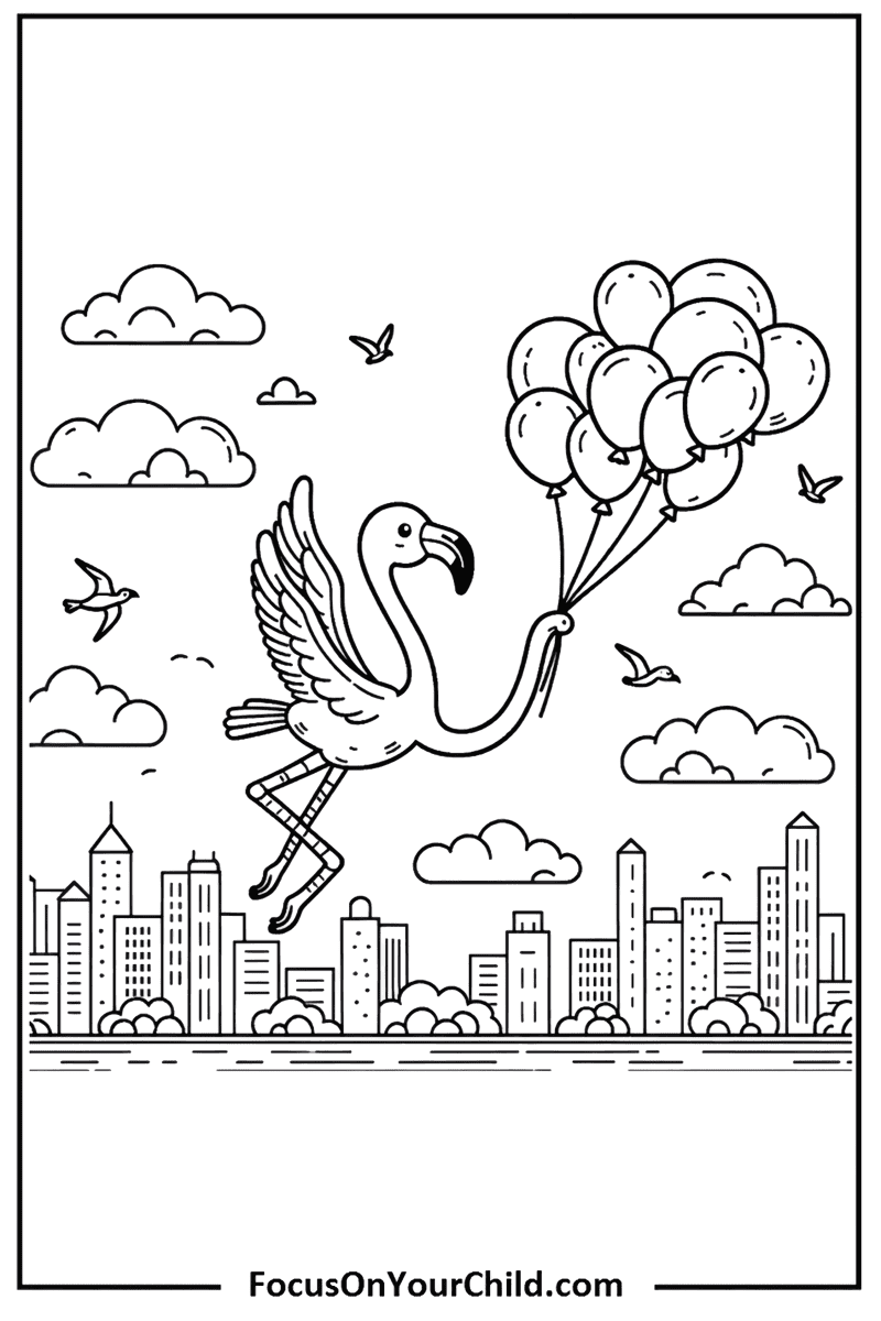 50+ Flamingo Coloring Pages (Free PDF Printables)