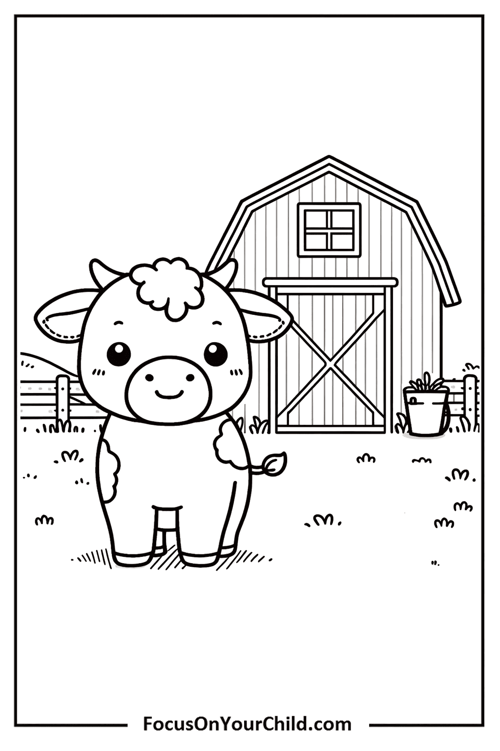 50+ Cow Coloring Pages (Free PDF Printables)
