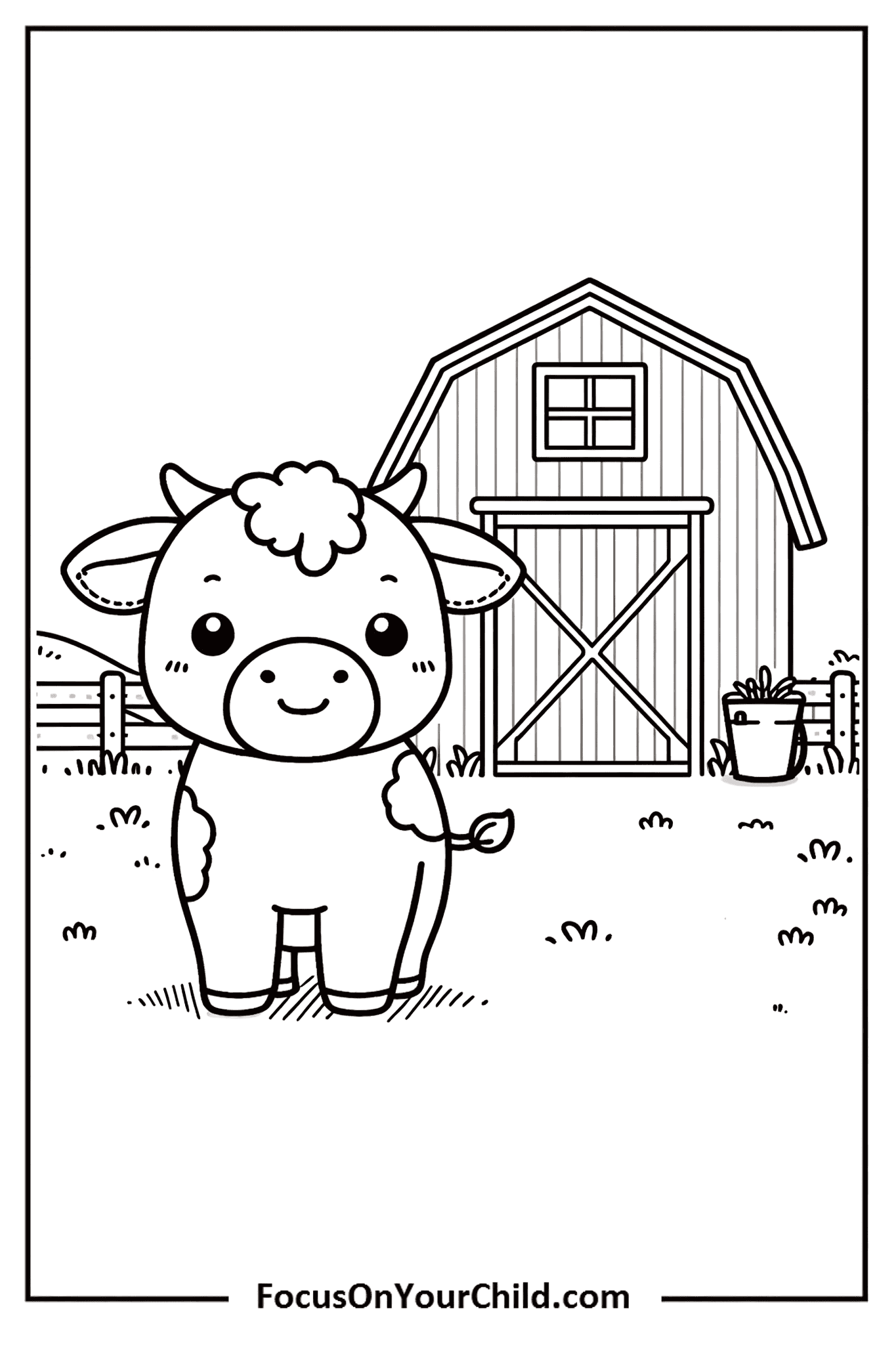 50+ Cow Coloring Pages (Free PDF Printables)