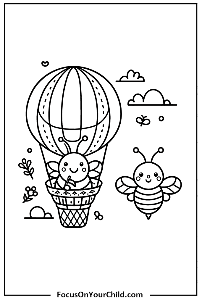 50+ Bee Coloring Pages (Free PDF Printables)