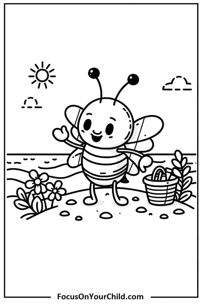 50+ Bee Coloring Pages (Free PDF Printables)