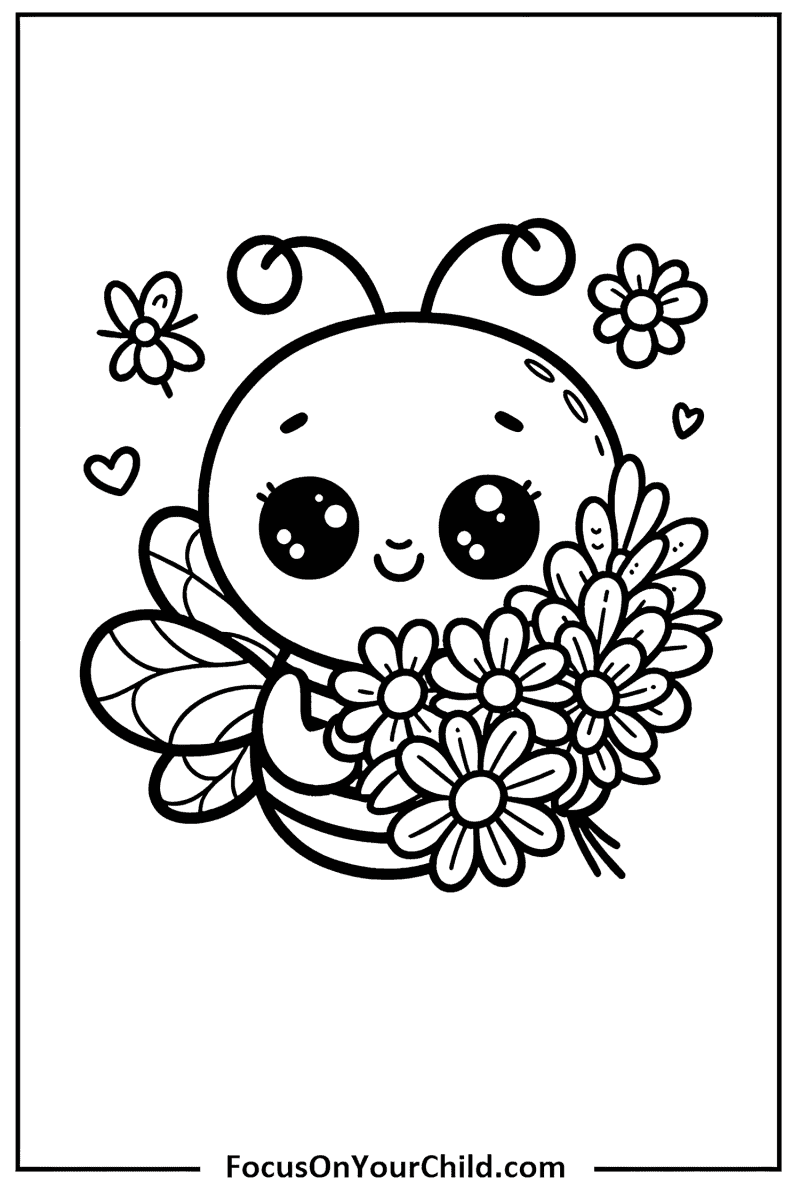 50+ Bee Coloring Pages (Free PDF Printables)