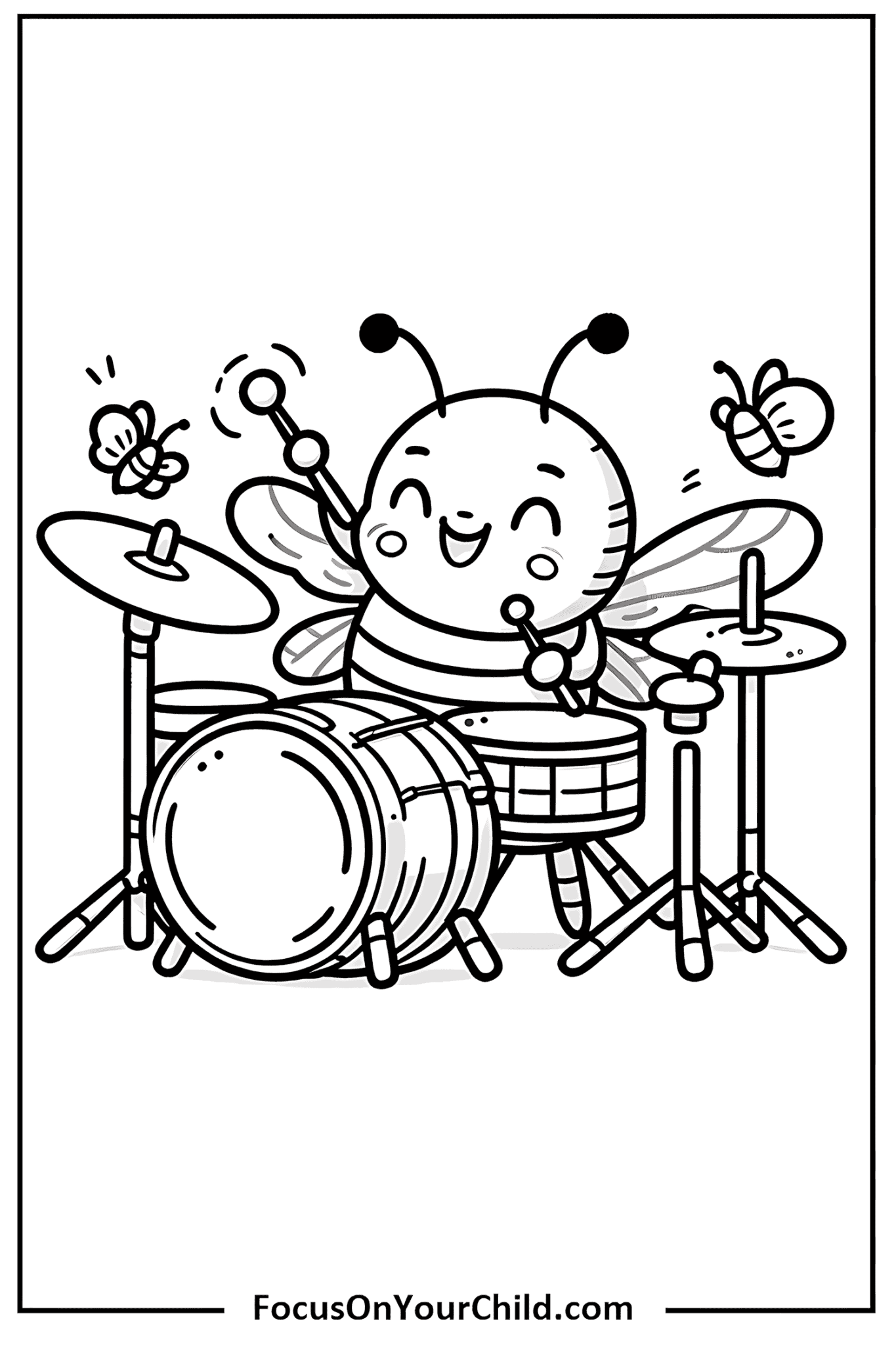 50+ Bee Coloring Pages (Free PDF Printables)