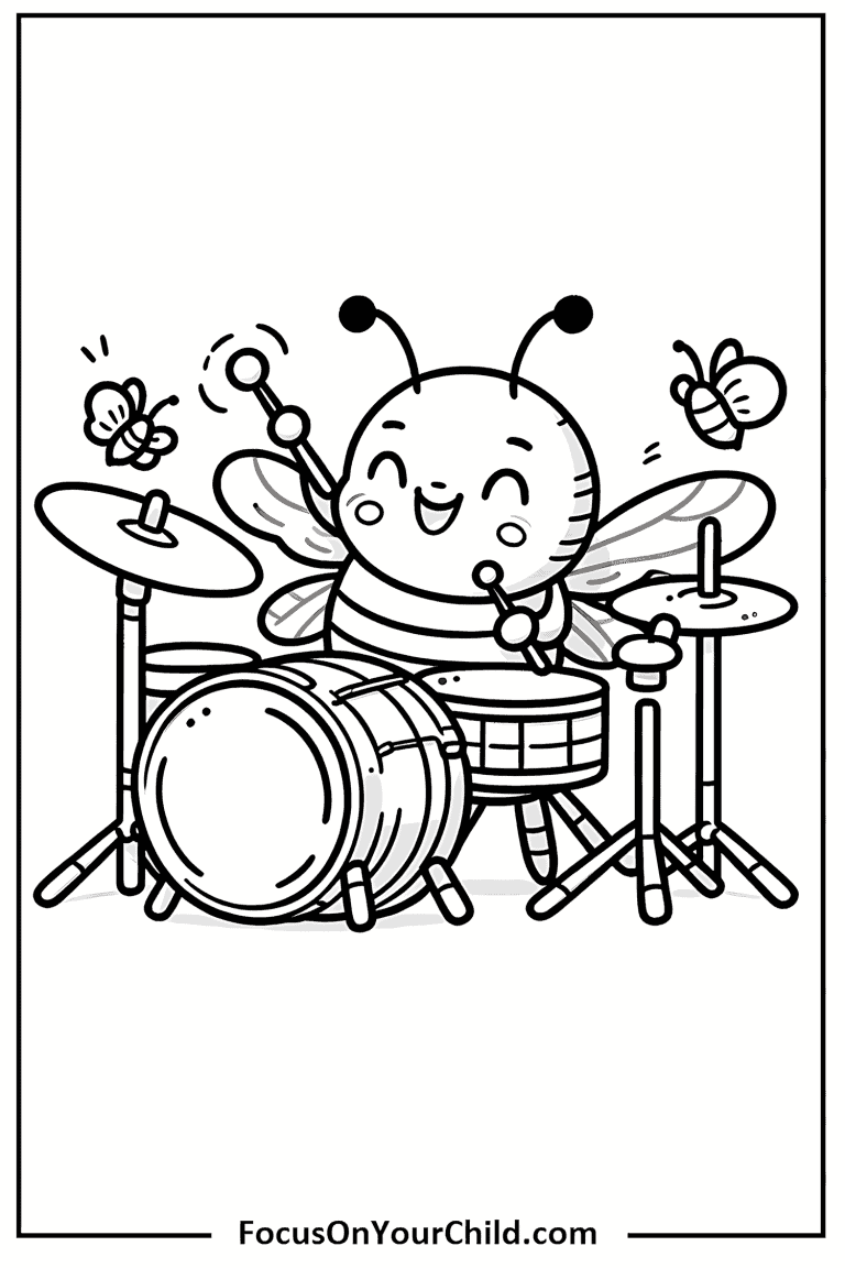 50+ Bee Coloring Pages (Free PDF Printables)