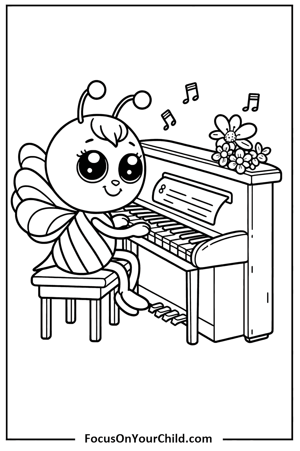 50+ Bee Coloring Pages (Free PDF Printables)
