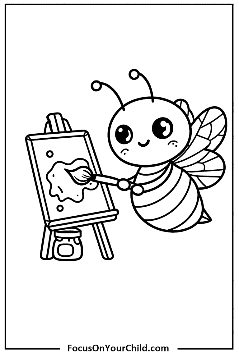 50+ Bee Coloring Pages (Free PDF Printables)