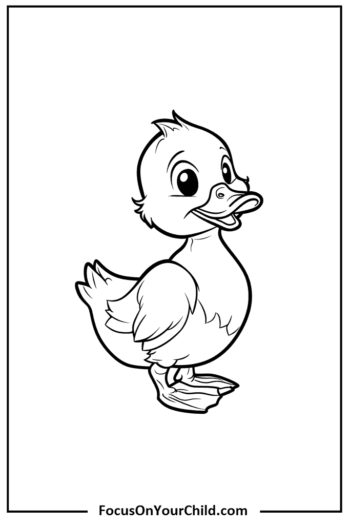 50+ Duck Coloring Pages (Free PDF Printables)