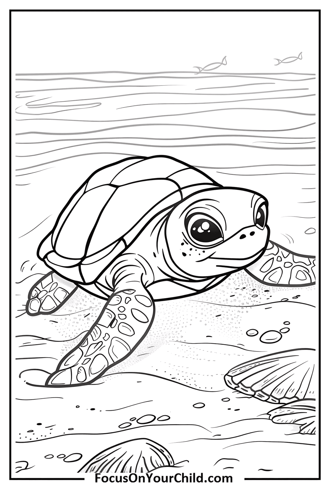 50+ Turtle Coloring Pages (Free PDF Printables)