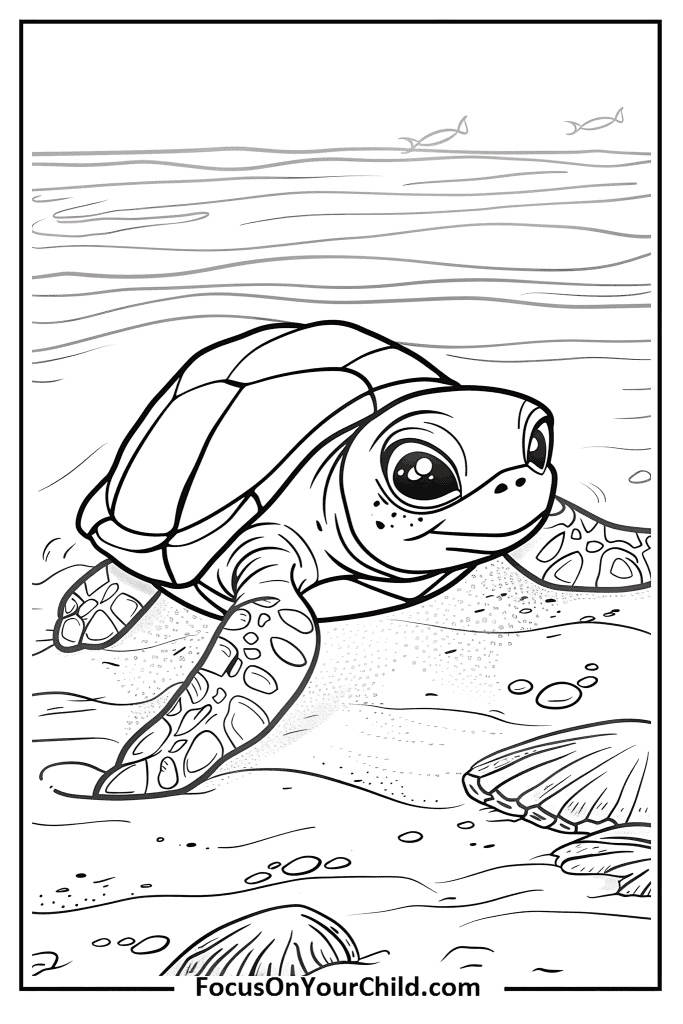 50+ Turtle Coloring Pages (Free PDF Printables)