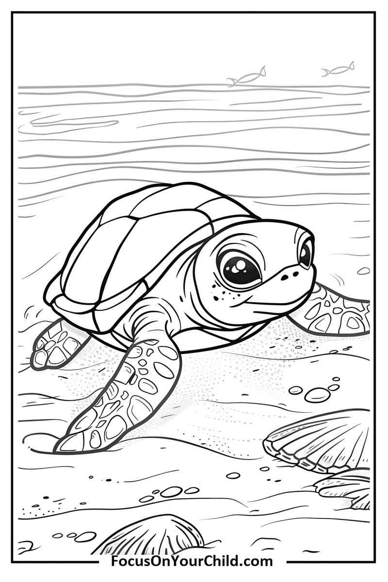 50+ Turtle Coloring Pages (Free PDF Printables)