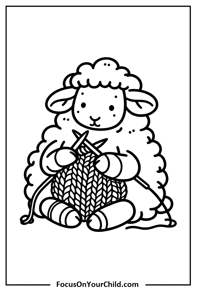 50+ Sheep Coloring Pages (Free PDF Printables)