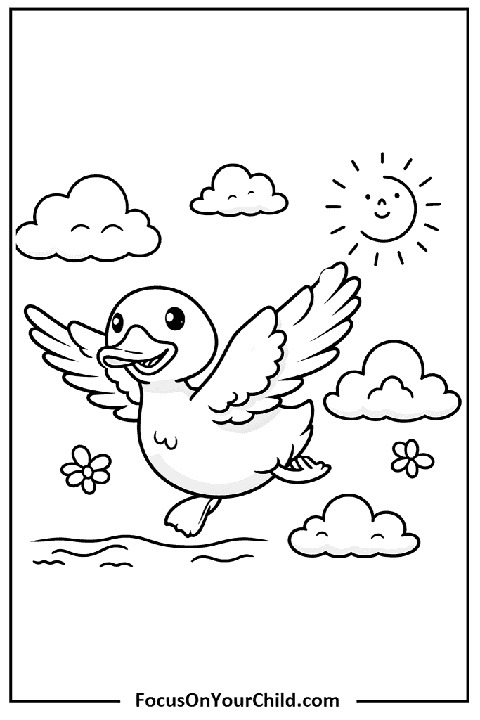 50+ Duck Coloring Pages (Free PDF Printables)