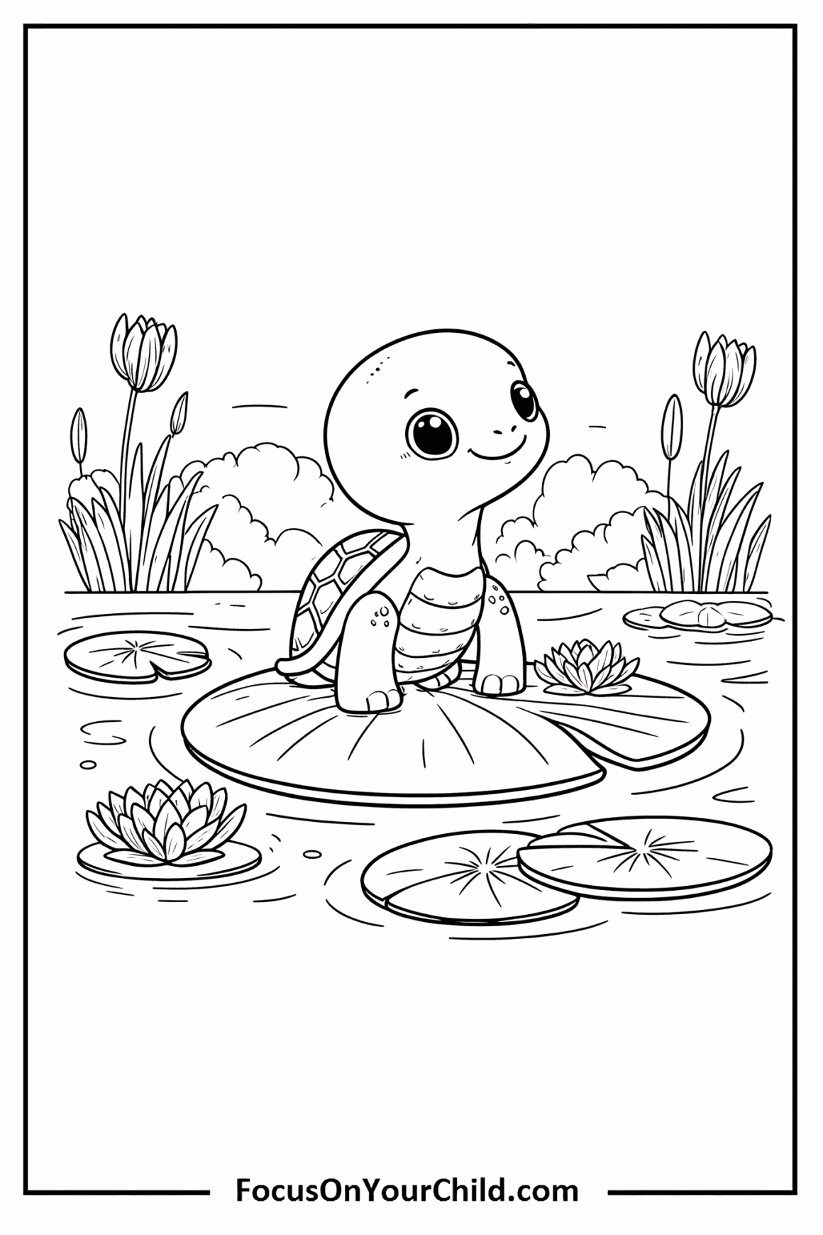 50+ Turtle Coloring Pages (Free PDF Printables)
