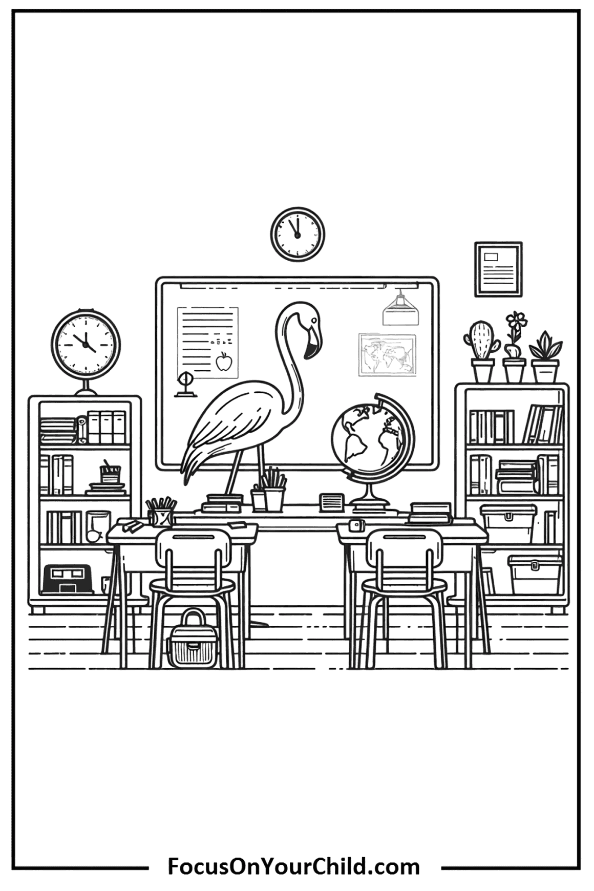 50+ Flamingo Coloring Pages (Free PDF Printables)