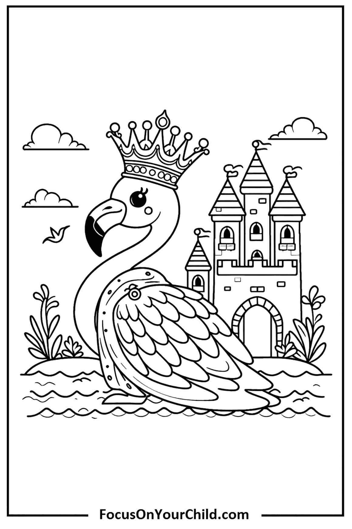 50+ Flamingo Coloring Pages (Free PDF Printables)