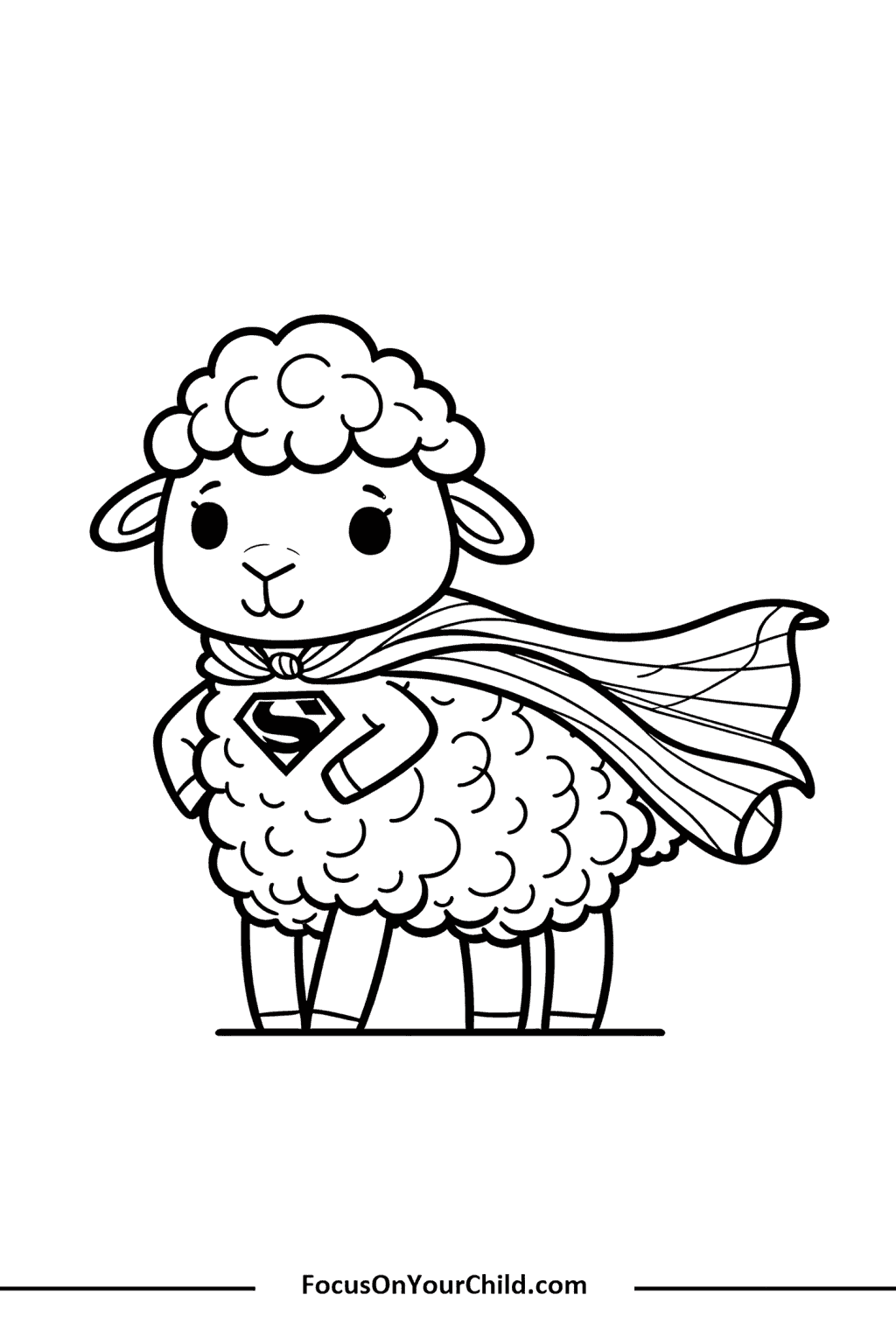 50+ Sheep Coloring Pages (Free PDF Printables)