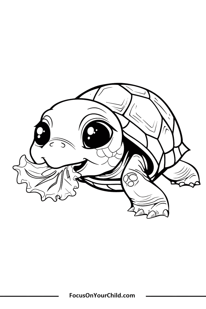 50+ Turtle Coloring Pages (Free PDF Printables)