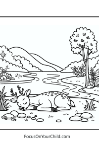 50+ Deer Coloring Pages (Free PDF Printables)