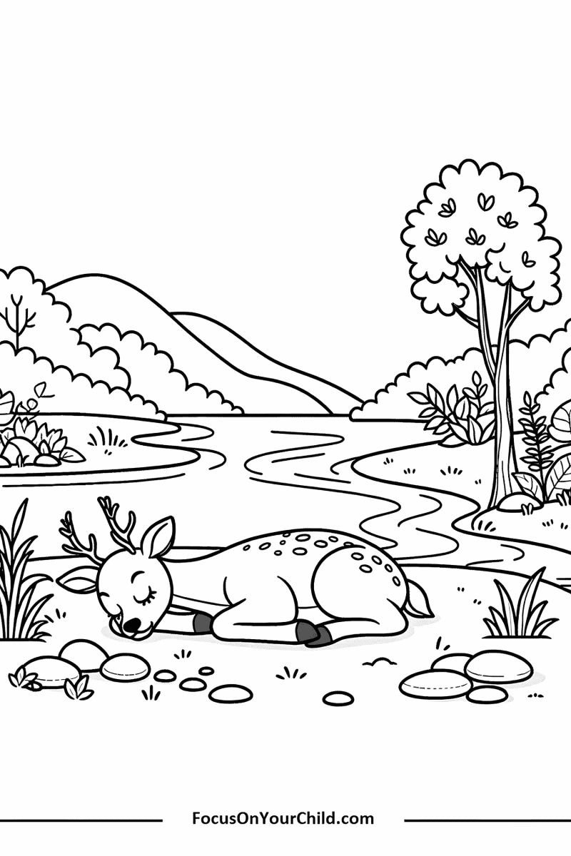 50+ Deer Coloring Pages (Free PDF Printables)