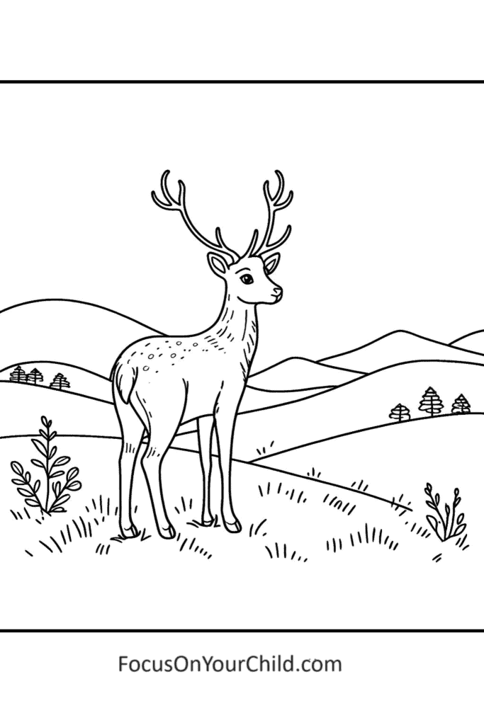 50+ Deer Coloring Pages (Free PDF Printables)