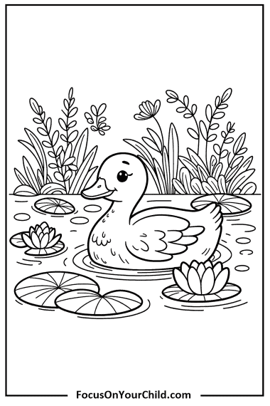 50+ Duck Coloring Pages (Free PDF Printables)