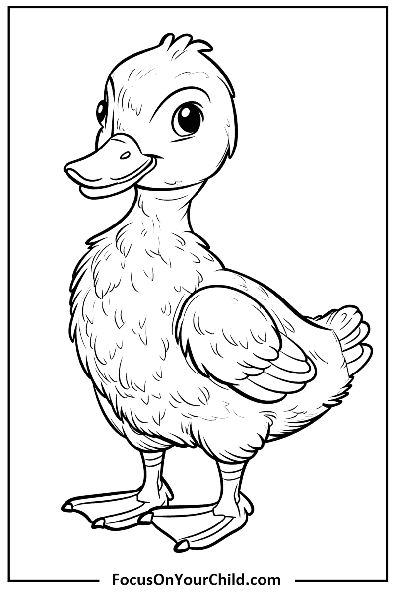 50+ Duck Coloring Pages (Free PDF Printables)