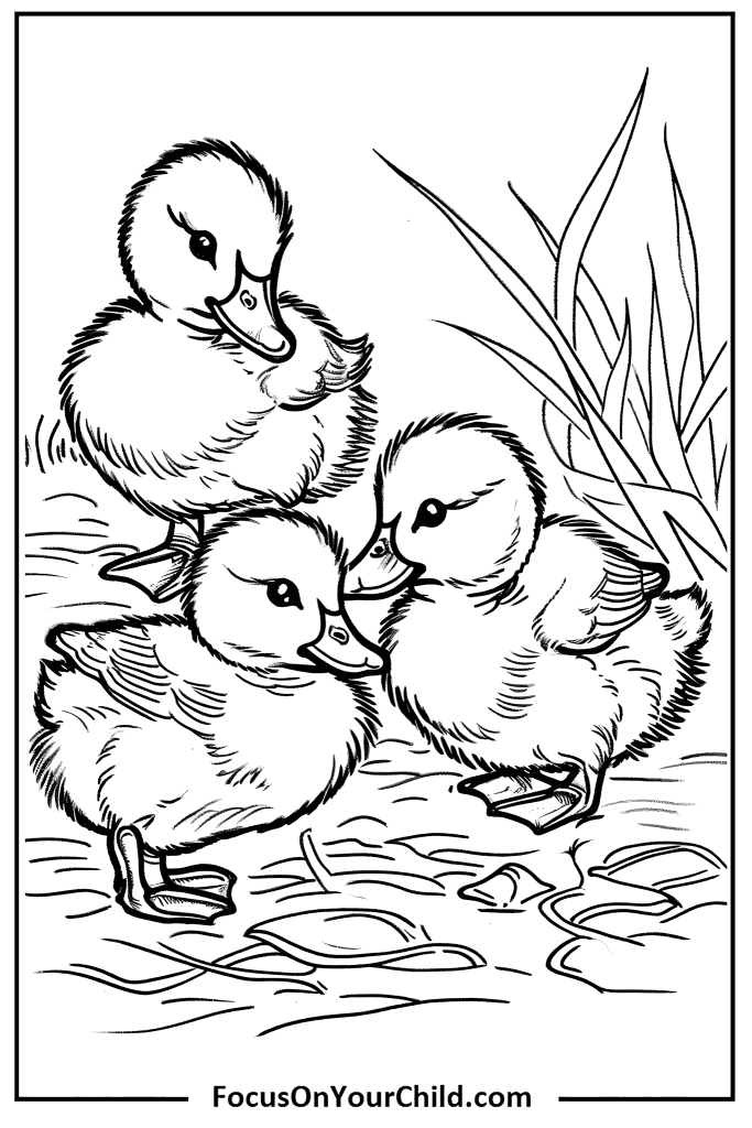 50+ Duck Coloring Pages (Free PDF Printables)