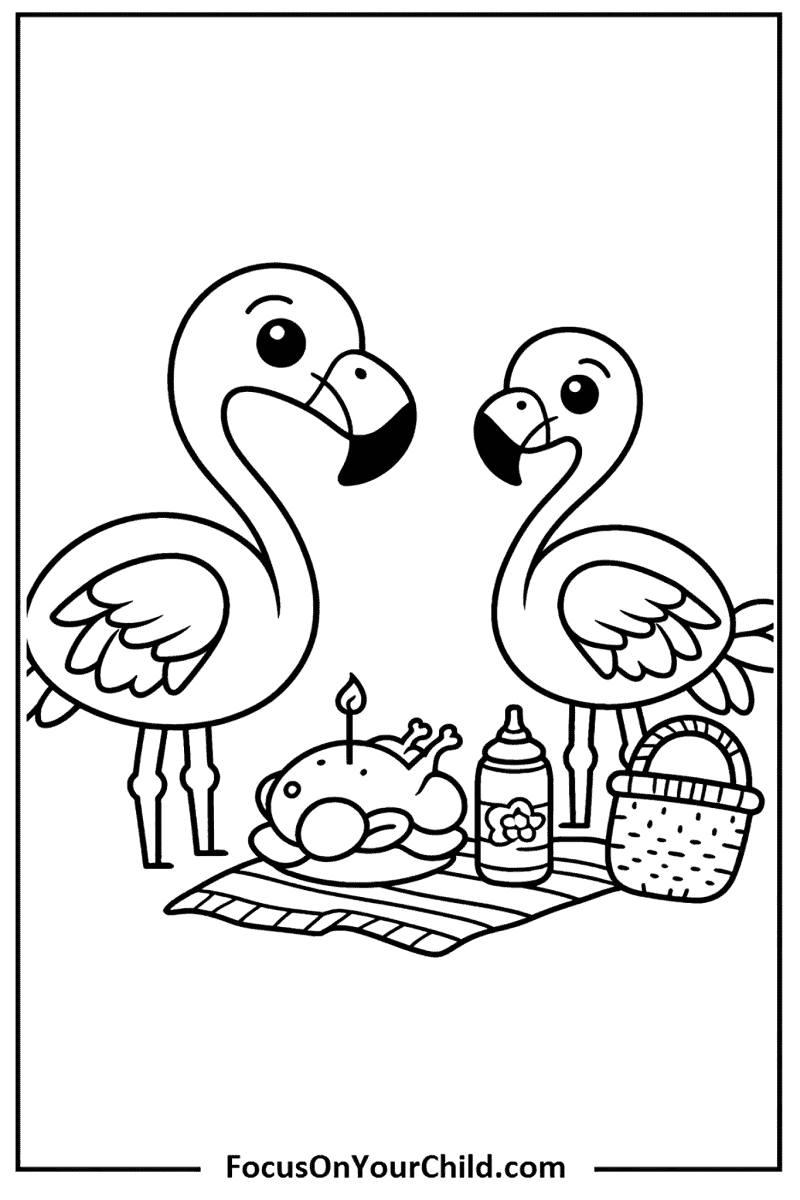 50+ Flamingo Coloring Pages (Free PDF Printables)
