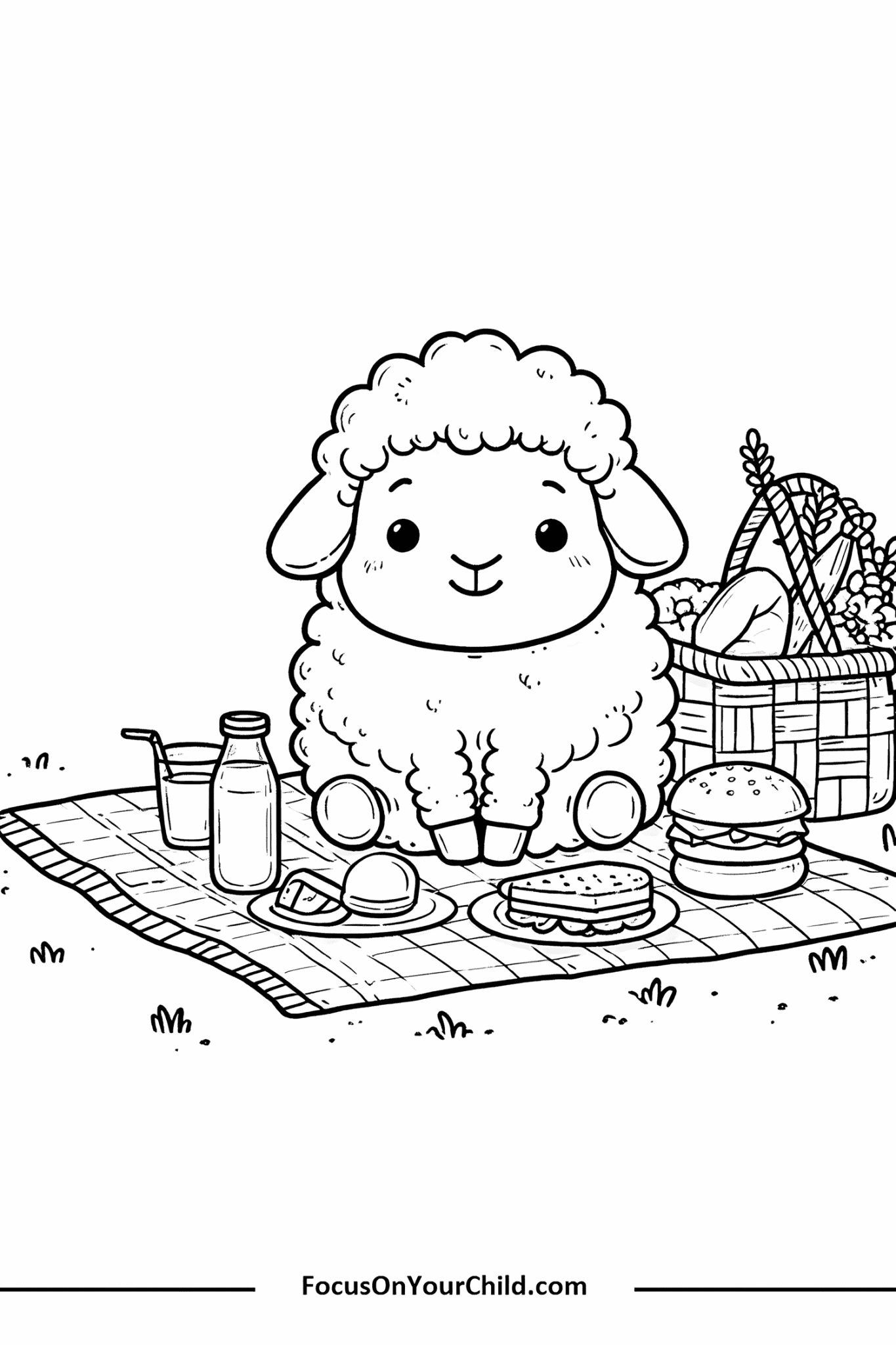 50+ Sheep Coloring Pages (Free PDF Printables)
