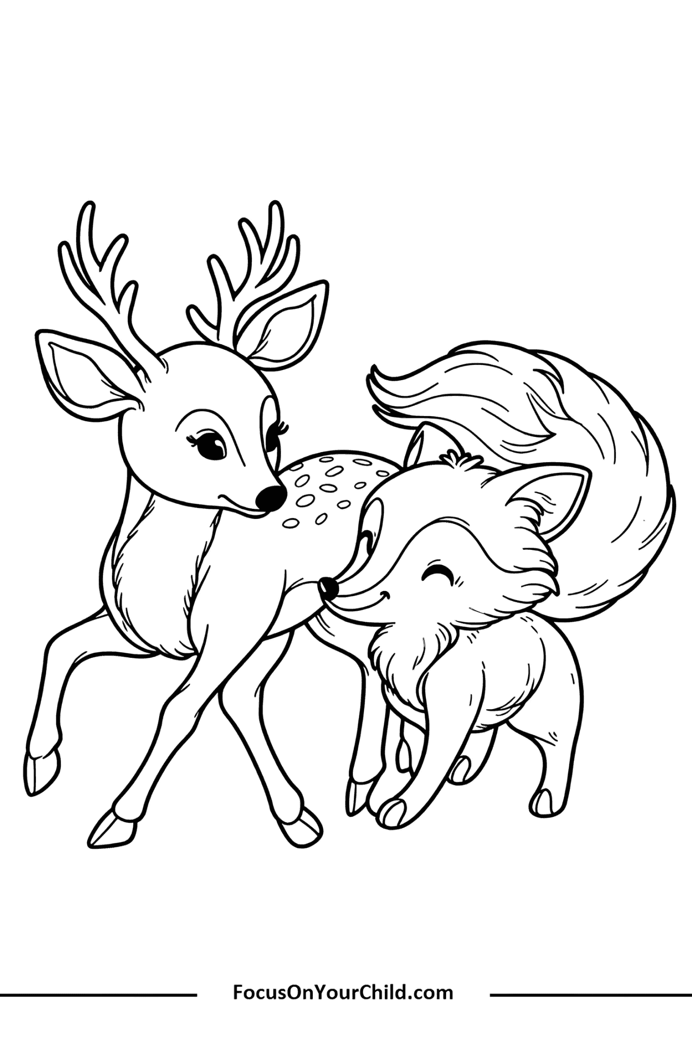 50+ Deer Coloring Pages (Free PDF Printables)