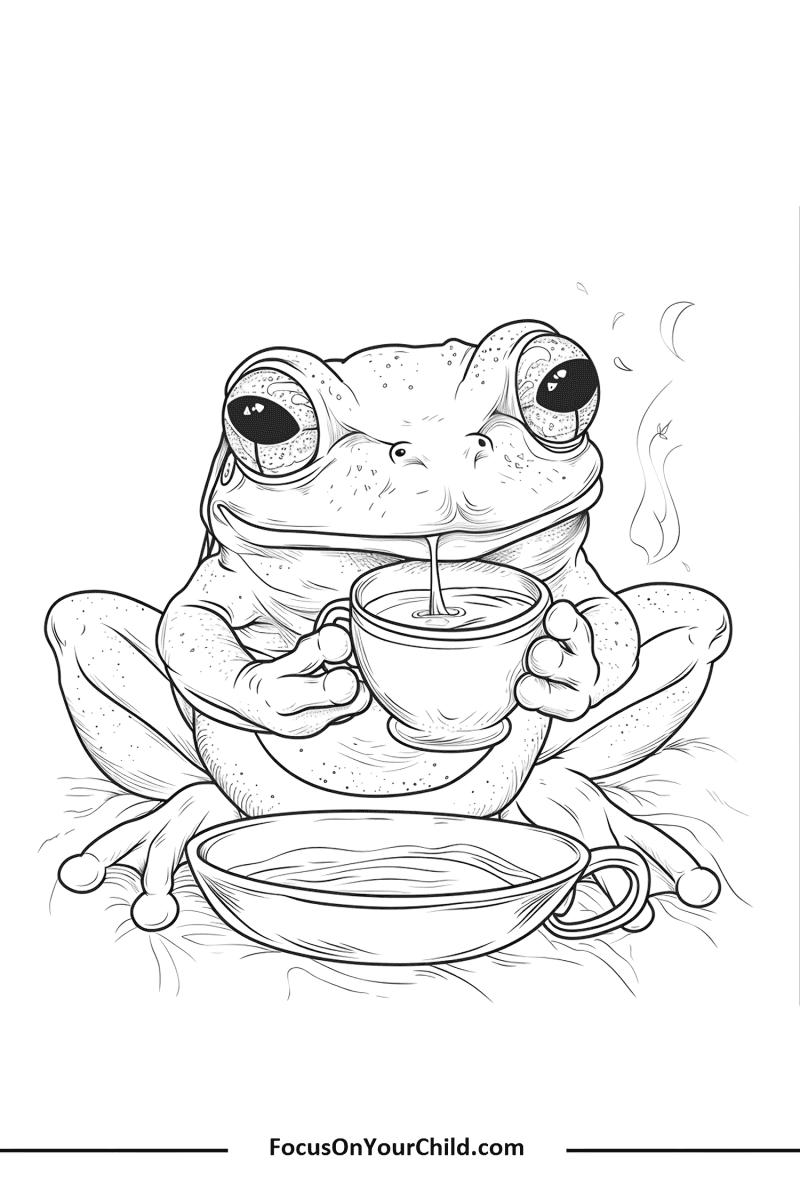 50+ Frog Coloring Pages (Free PDF Printables)