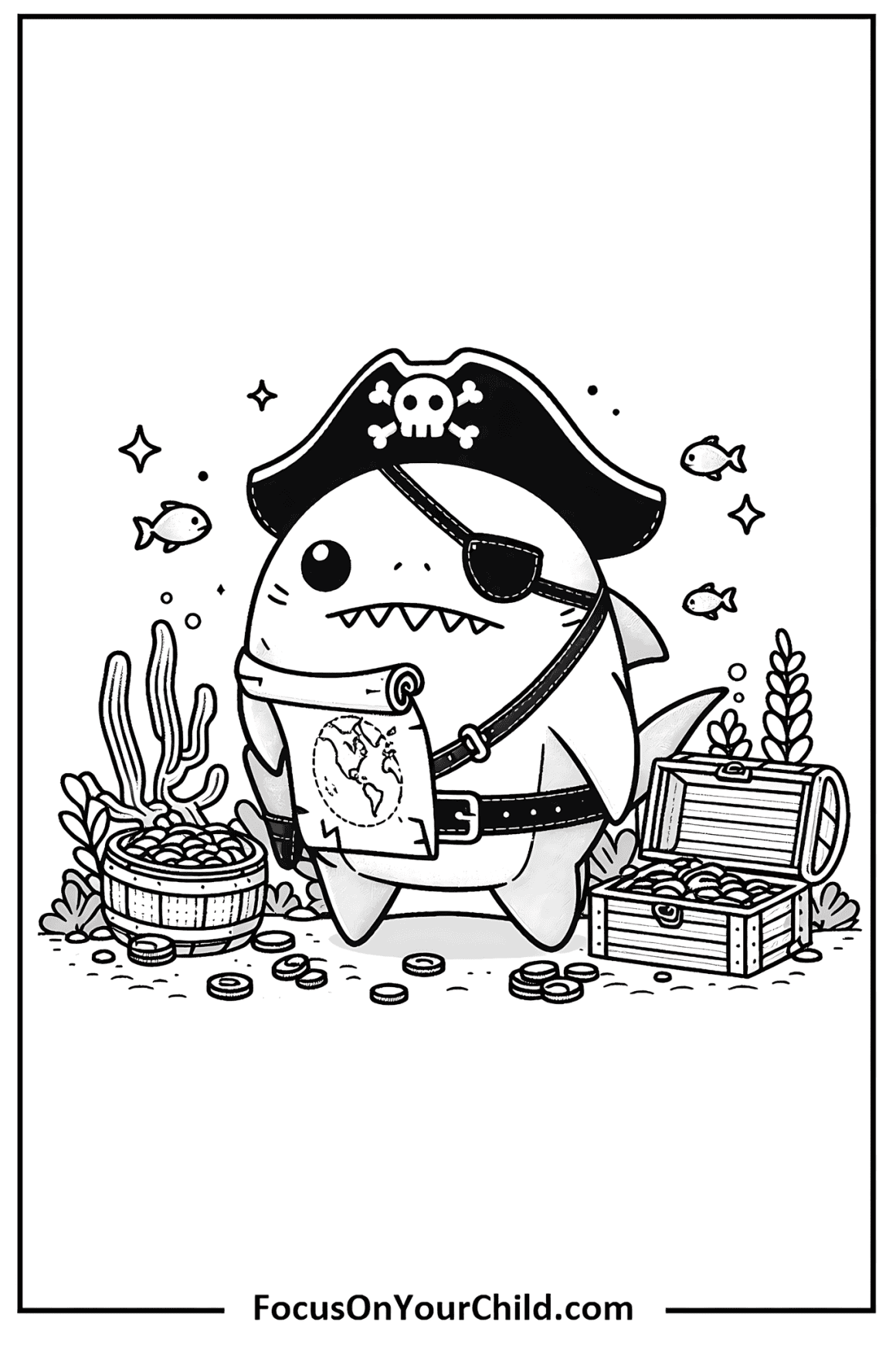 50+ Shark Coloring Pages (Free PDF Printables)