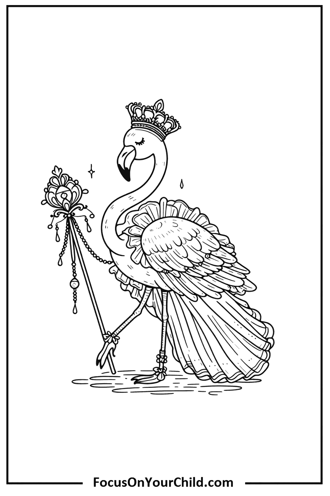 50+ Flamingo Coloring Pages (Free PDF Printables)