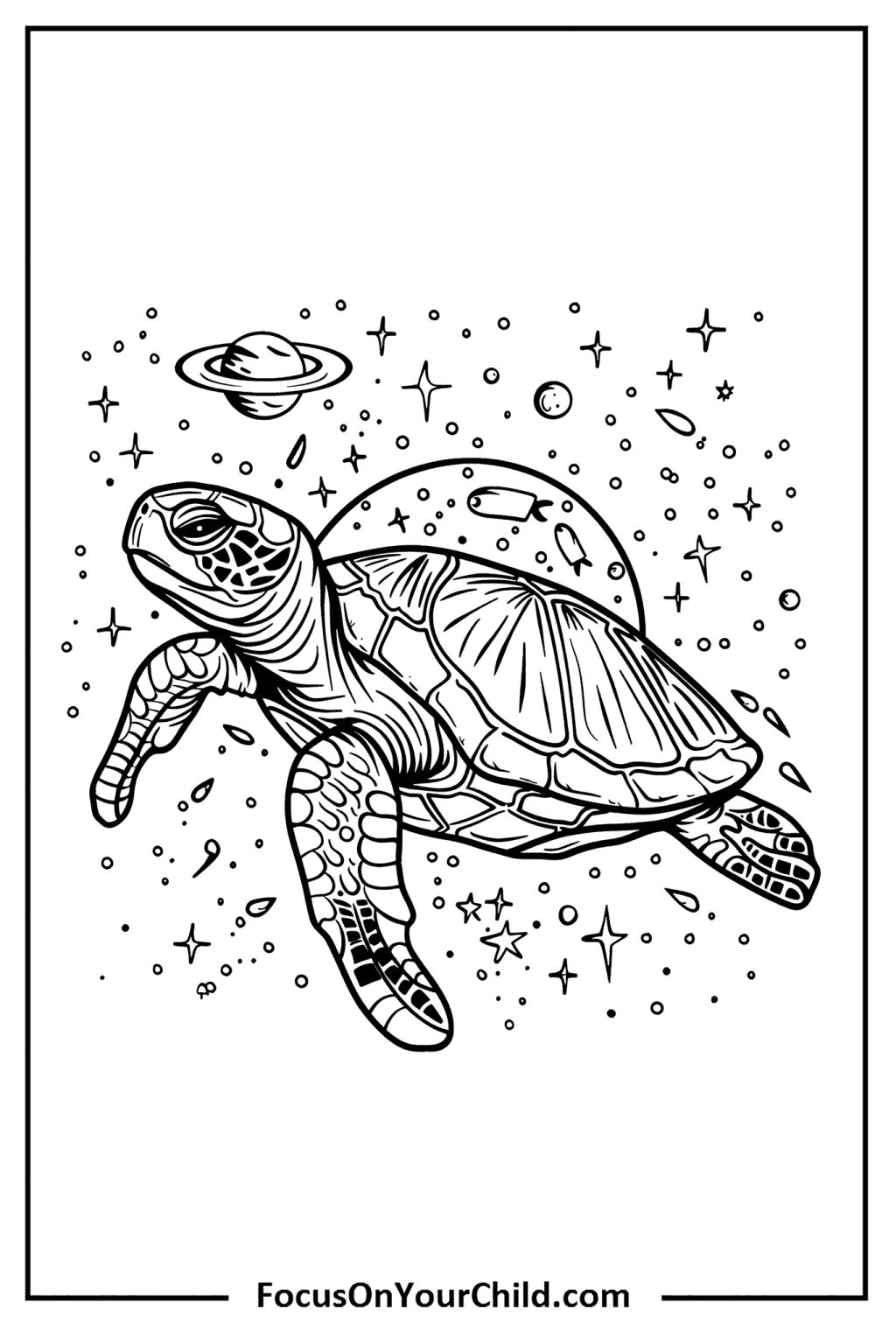 50+ Turtle Coloring Pages (Free PDF Printables)