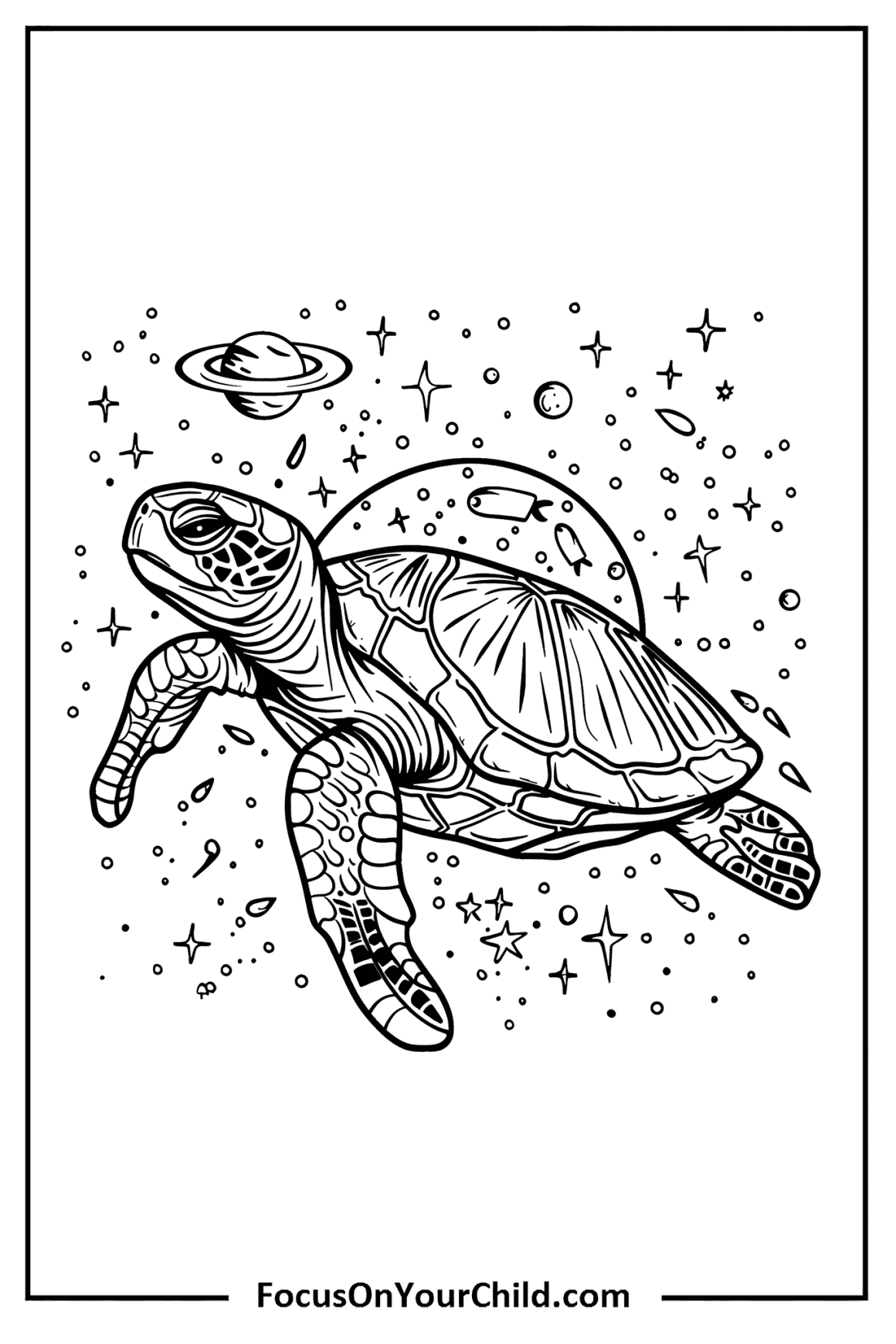 50+ Turtle Coloring Pages (Free PDF Printables)