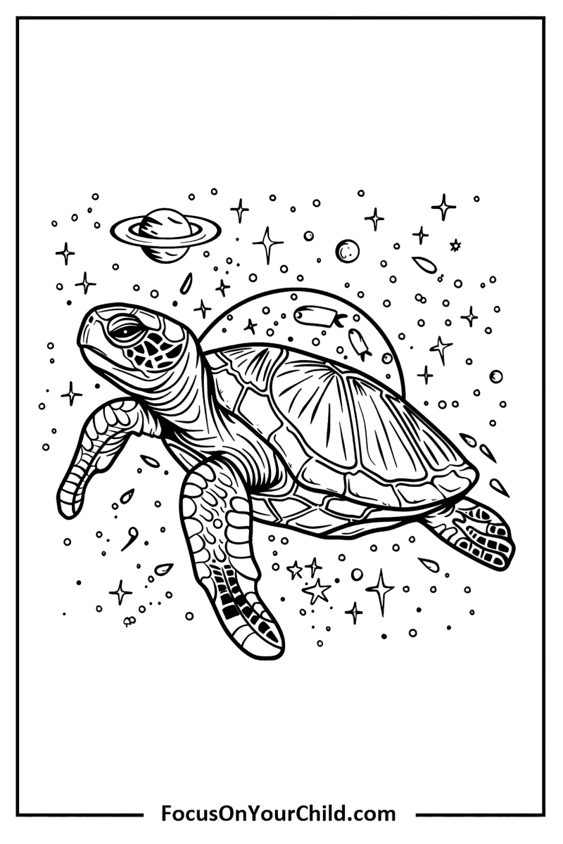 50+ Turtle Coloring Pages (Free PDF Printables)