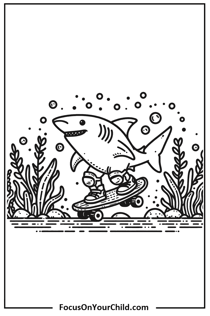 50+ Shark Coloring Pages (Free PDF Printables)