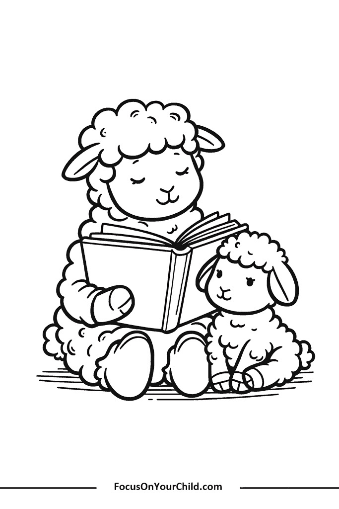 50+ Sheep Coloring Pages (Free PDF Printables)