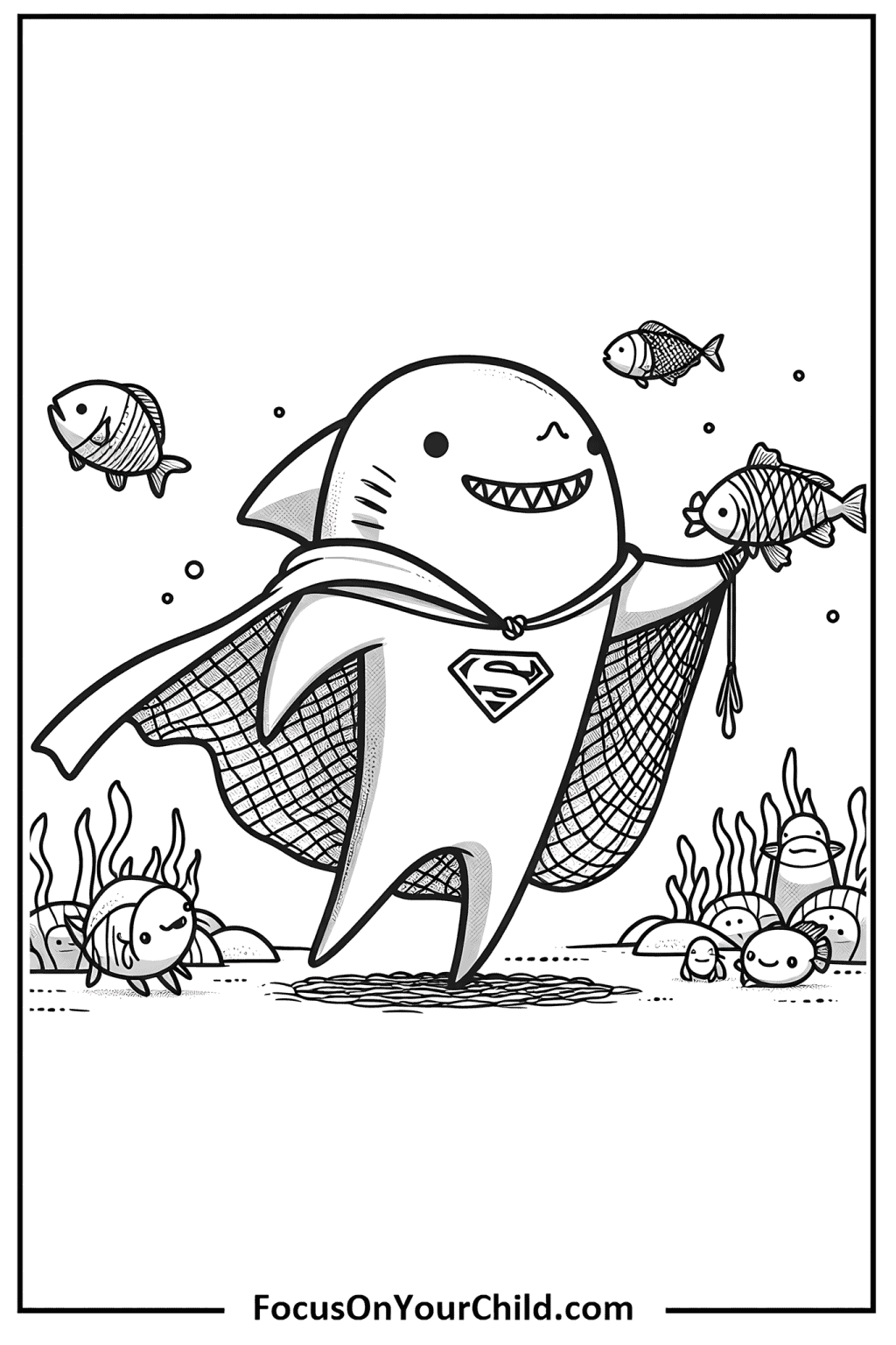 50+ Shark Coloring Pages (Free PDF Printables)
