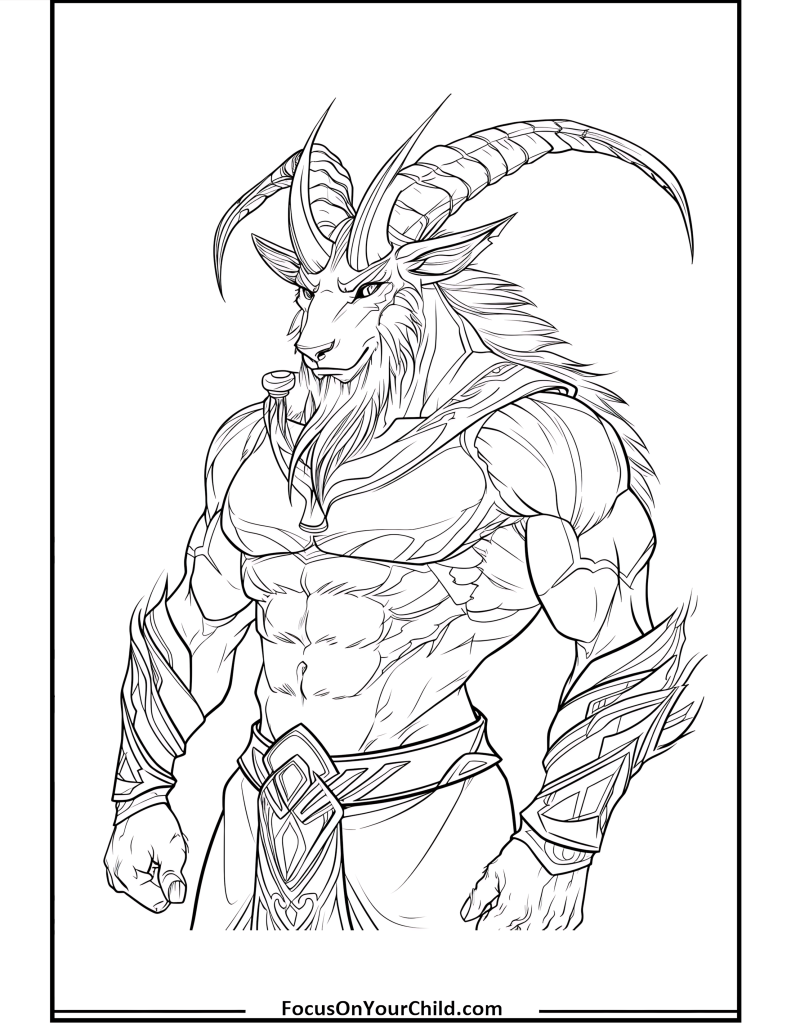 50+ Warrior Man Coloring Pages (Free PDF Printables)